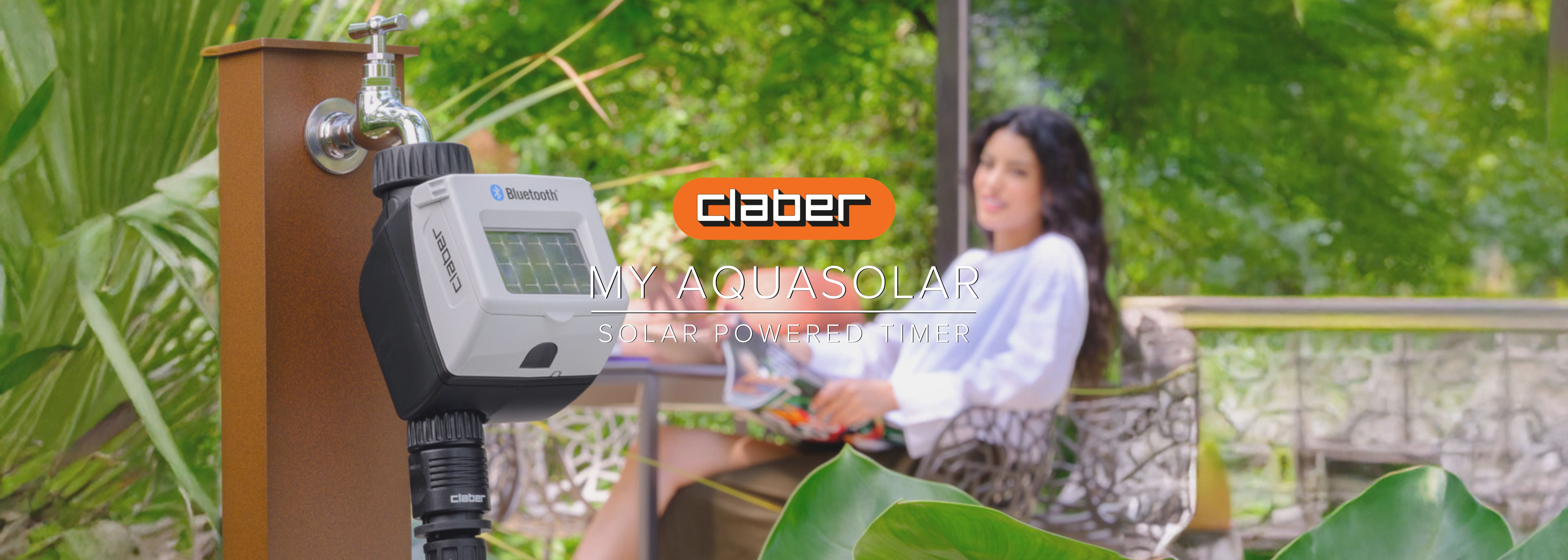 Claber myAquaSolar: A Low-Maintenance, Solar-Powered Irrigation Timer ...