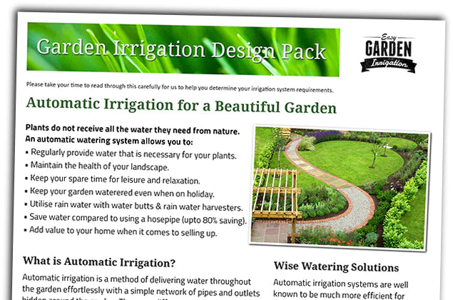 Free Design Service Launched | Easy Garden Irrigation