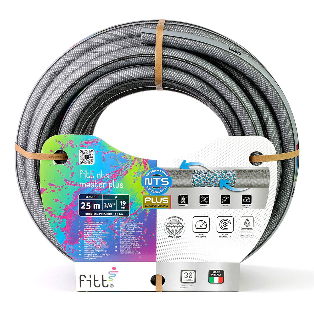 FITT NTS Master Plus 3/4" Hose 25m | Easy Garden Irrigation