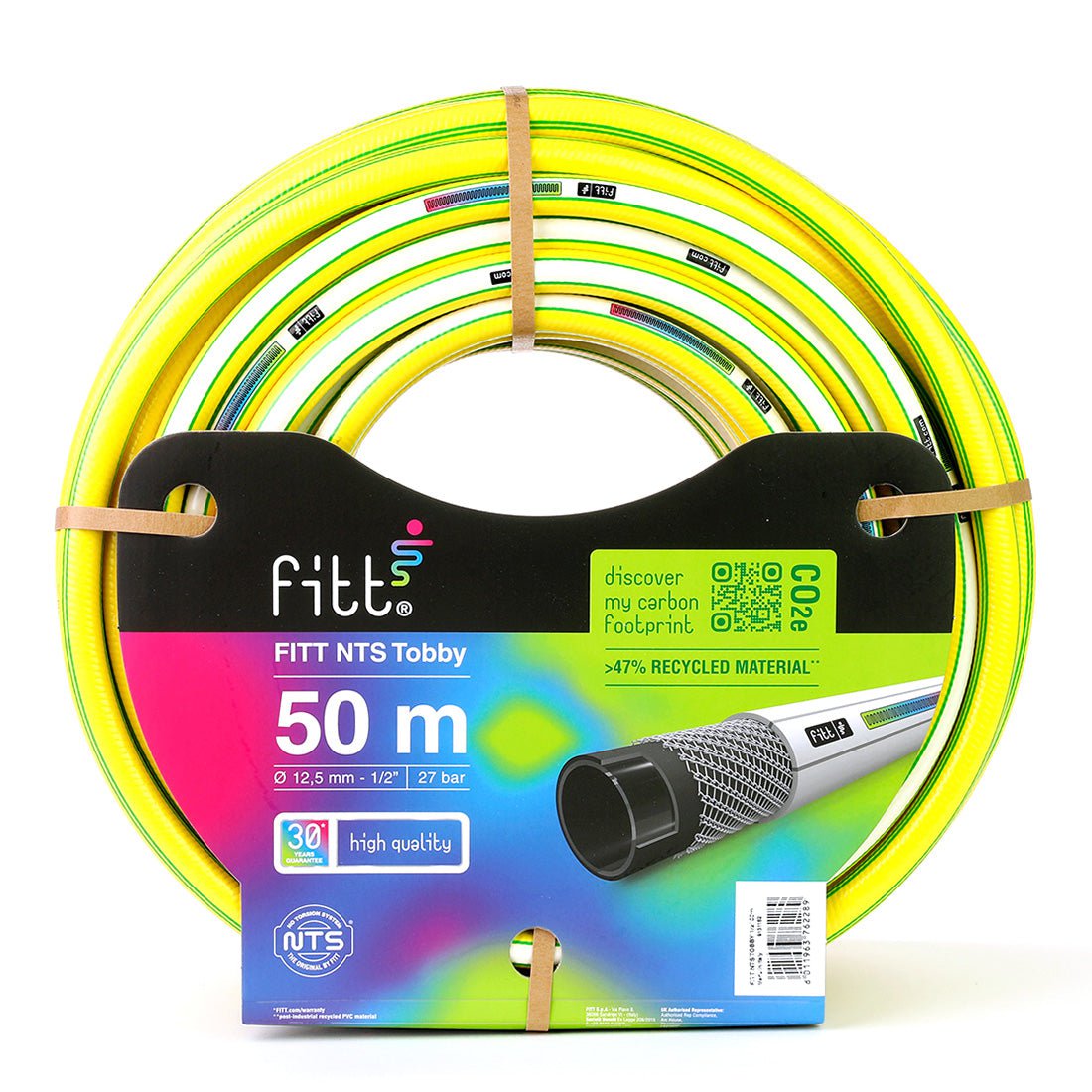 FITT NTS Tobby 50m Hose | Easy Garden Irrigation