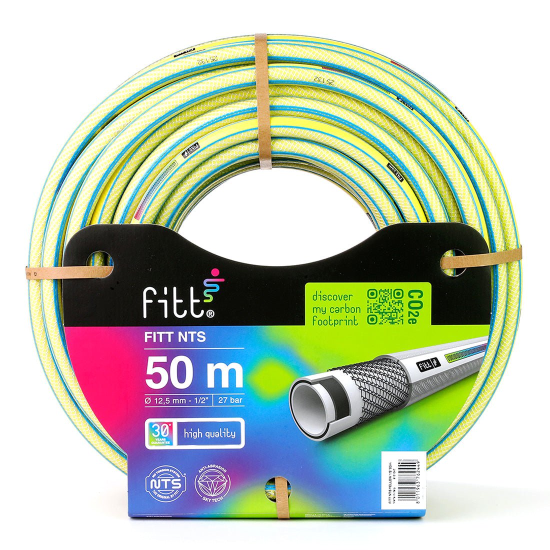 FITT NTS Yellow 50m Hose | Easy Garden Irrigation