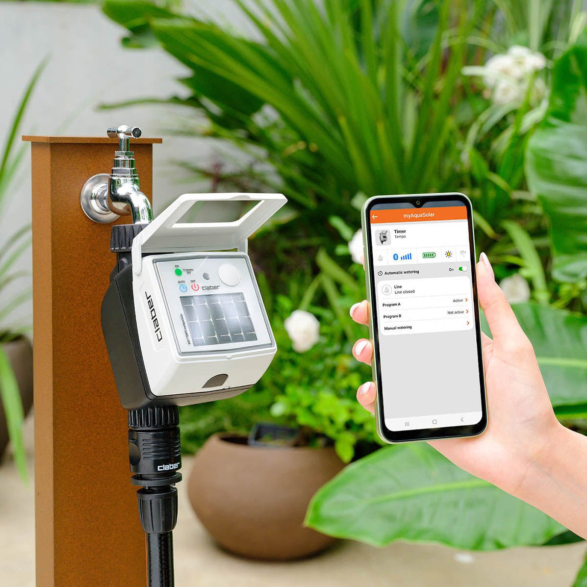 Claber Tempo myAquaSolar - 8497 — Easy Garden Irrigation