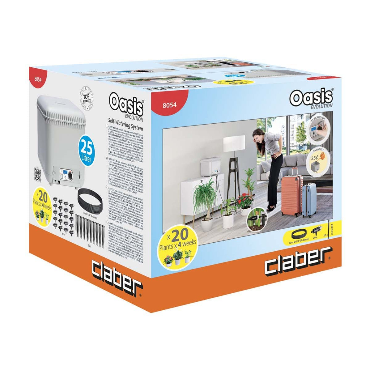 Claber Oasis Indoor Plant Watering Kit - 8054 | Easy Garden Irrigation